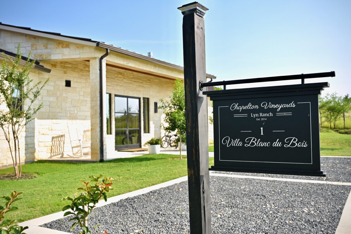 Chapelton Vineyards is a Texas Treasure - Mocha Man Style